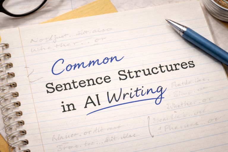 Common Sentence Structures in AI Writing - STRYNG